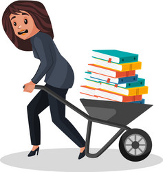 Hr manager cartoon character Royalty Free Vector Image