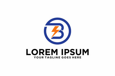 B Lightning Logo Vector Images (over 240)