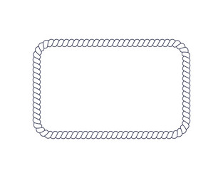 Rectangle Rope Border Png
