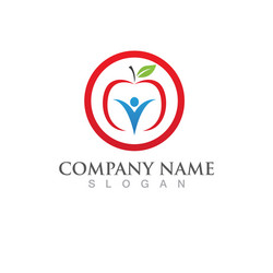 Pulse care logo designs concept health Royalty Free Vector