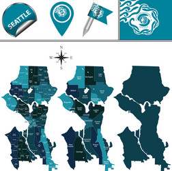 Seattle Map Vector Images (over 260)