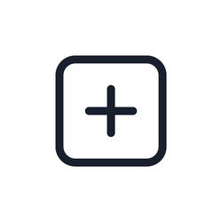 Add new task line icon Royalty Free Vector Image