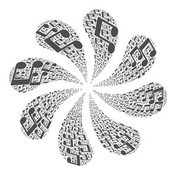 Exploding Music Notes Vector Images (over 150)