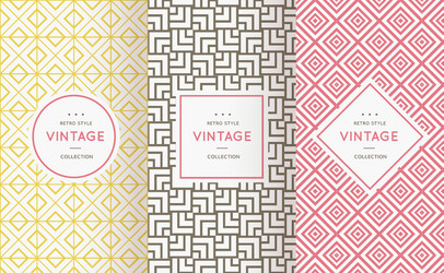 Retro seamless pattern Royalty Free Vector Image
