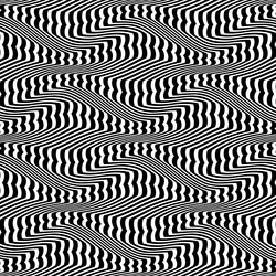 Optical illusion seamless pattern moving Vector Image