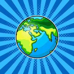 Comic Book Earth Vector Images (over 380)