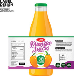 Label and packaging template design Royalty Free Vector