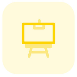 Large size drawing board with pen tray Royalty Free Vector