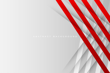 Red white modern abstract background design Vector Image