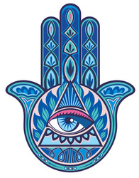 Hamsa hand Royalty Free Vector Image - VectorStock
