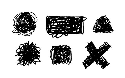 Scribbled Out Words Vector Images (39)