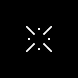 Cyberpunk style cross target hud aim futuristic Vector Image