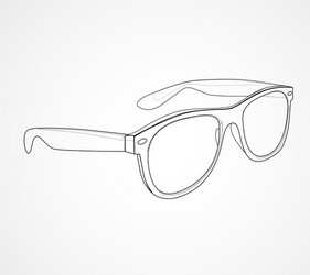 Ray Ban Sunglasses Drawing