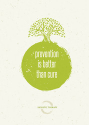 Holistic therapy tree with roots on organic paper Vector Image