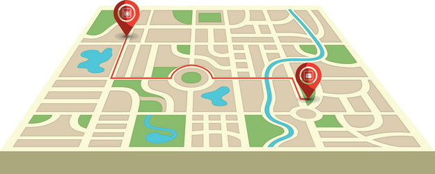 Orienteering and adventure graphic design Vector Image