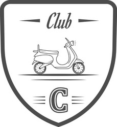 Scooter community Royalty Free Vector Image - VectorStock