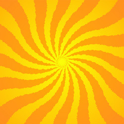 Yellow orange rays poster Royalty Free Vector Image
