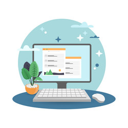 Computer Plan View Vector Images (over 1,200)