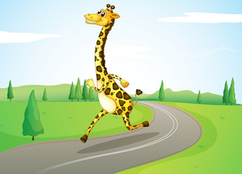 Giraffe Running Vector Images (over 240)