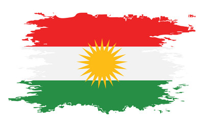 Philippines and kurdistan flags for official Vector Image