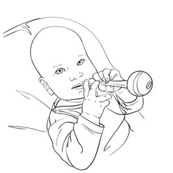 Baby Outline Drawing Vector Images (over 32,000)