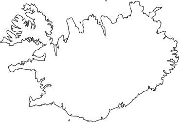 Map Iceland Line Vector Images (over 580)