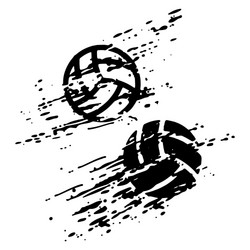 Distressed Volleyball Vector Images (32)