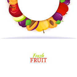 Horizontal rectangle colored frame composed Vector Image