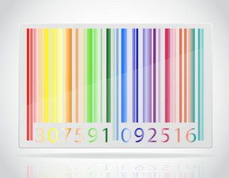 Barcode and be unique text Royalty Free Vector Image
