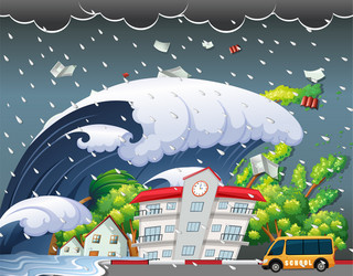 Flood Disaster Clipart Vector Images (over 100)