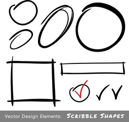 Geometric shapes with labels set 12 basic Vector Image