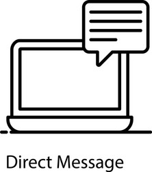 Typing message Royalty Free Vector Image - VectorStock