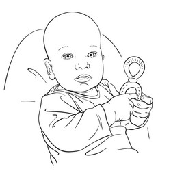 Baby Outline Drawing Vector Images (over 32,000)
