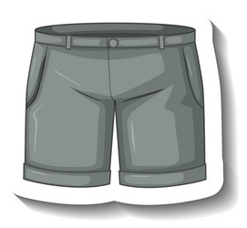 Cartoon denim pants with coathanger Royalty Free Vector