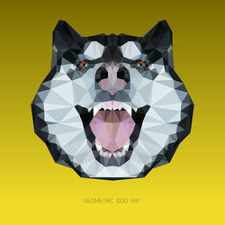 Geometric Husky Vector Images (over 210)
