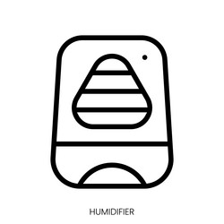 Cooling icon line art style design isolated Vector Image