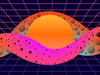 Synthwave Vector Images (over 2,900)