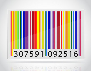 Barcode and be unique text Royalty Free Vector Image