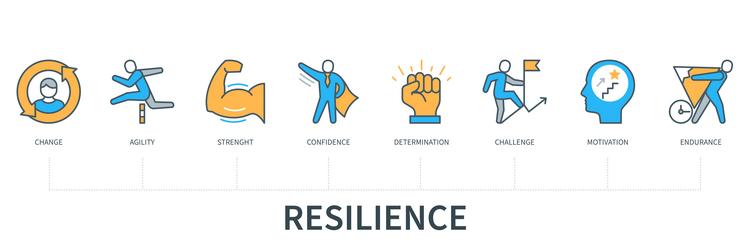 Leadership concept with icons communication Vector Image