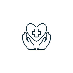 Therapy outline icon monochrome simple sign from Vector Image