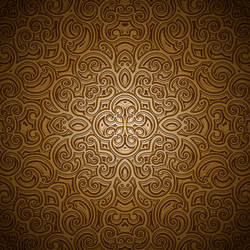 Vintage gold pattern Royalty Free Vector Image
