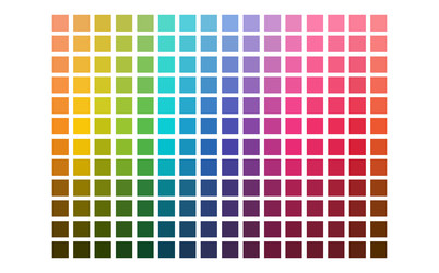 Color chart designer tool texture pattern palette Vector Image