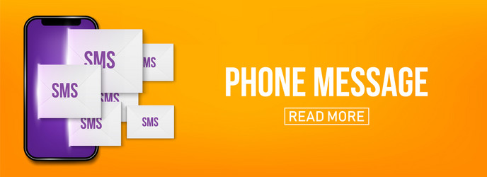 Creative of new sms or email Royalty Free Vector Image