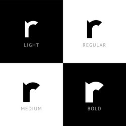 Cyber Letter R Vector Images (over 150)