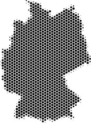 Germany Pixel Map Vector Images (over 170)