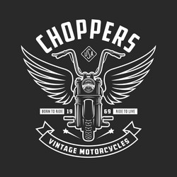 Vintage Motorcycle Label Royalty Free Vector Image
