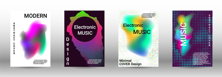 Creative sound backgrounds Royalty Free Vector Image