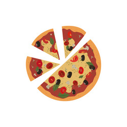 Half Pizza Vector Images (over 340)