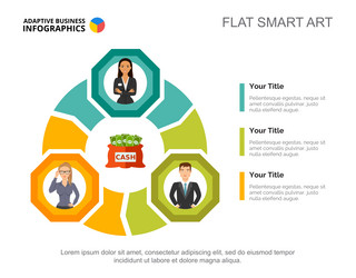 Banking concept slide template Royalty Free Vector Image