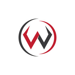 W letter logo Royalty Free Vector Image - VectorStock